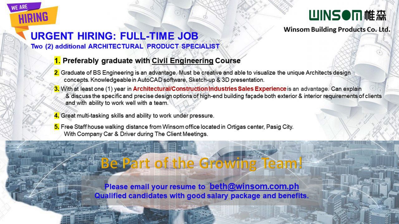 Hiring - WINSOM